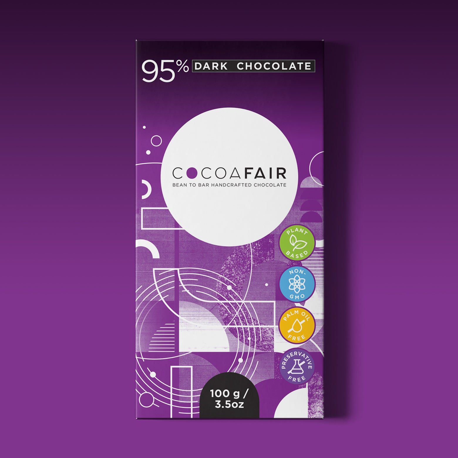 95% Dark Chocolate - 100g – COCOAFAIR